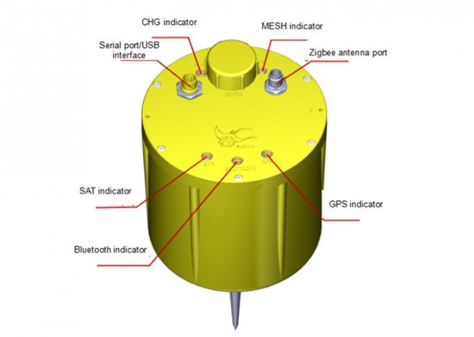 0.5Hz-150 Hz 3 Component Geophone / Digital 3C Geophone EPS-2-M6Q