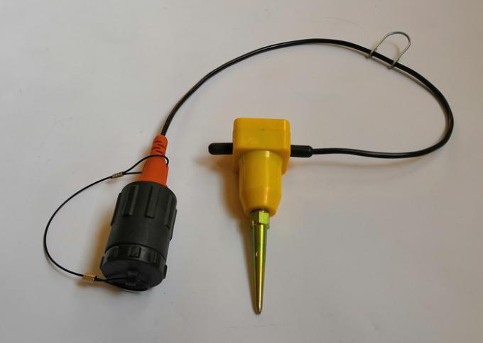 100Hz Vertical Seismic Geophone KCK Male Connector 1m Leader Cable