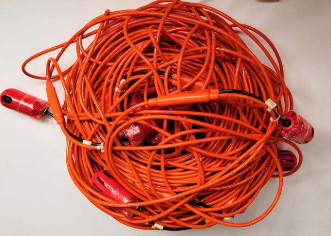 12 Channel Hydrophone Cable / Hydrophone Array With 12 Hydrophone